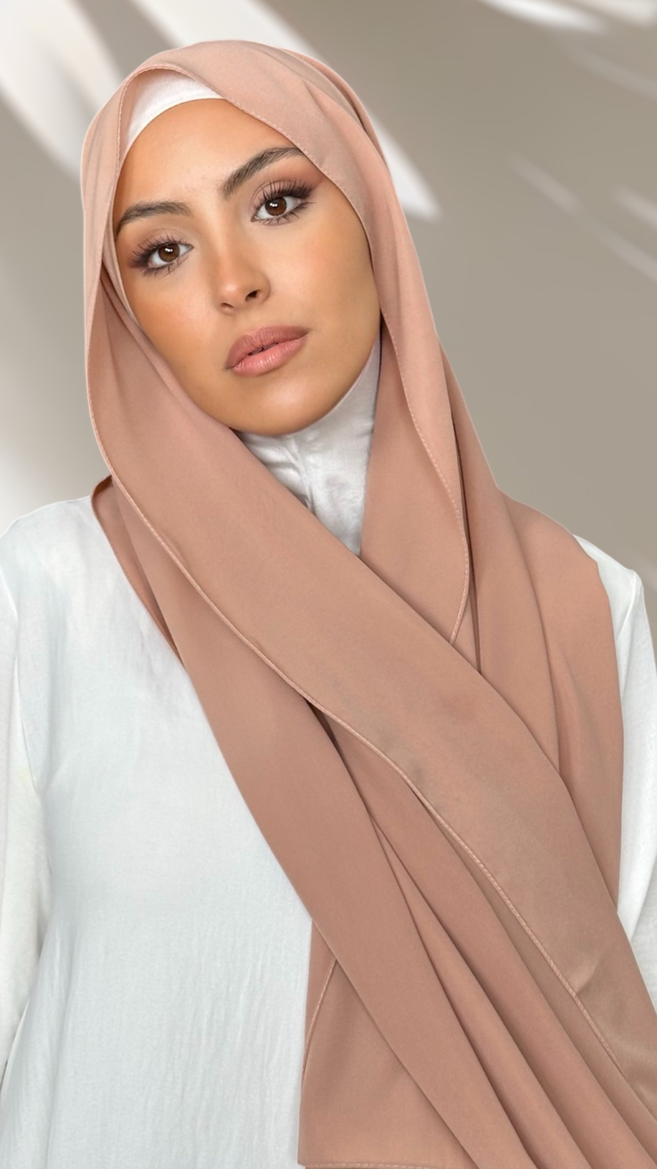 Hijab PREMIUM CHIFFON Rosa Cipria – Hijab Paradise